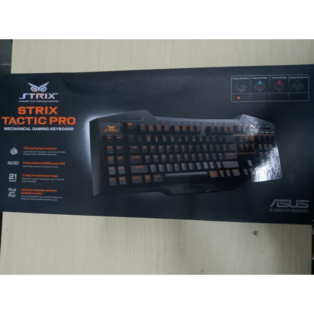 Jual ASUS ROG STRIX TACTIC PRO Mechanical Gaming Keyboard (Second ...