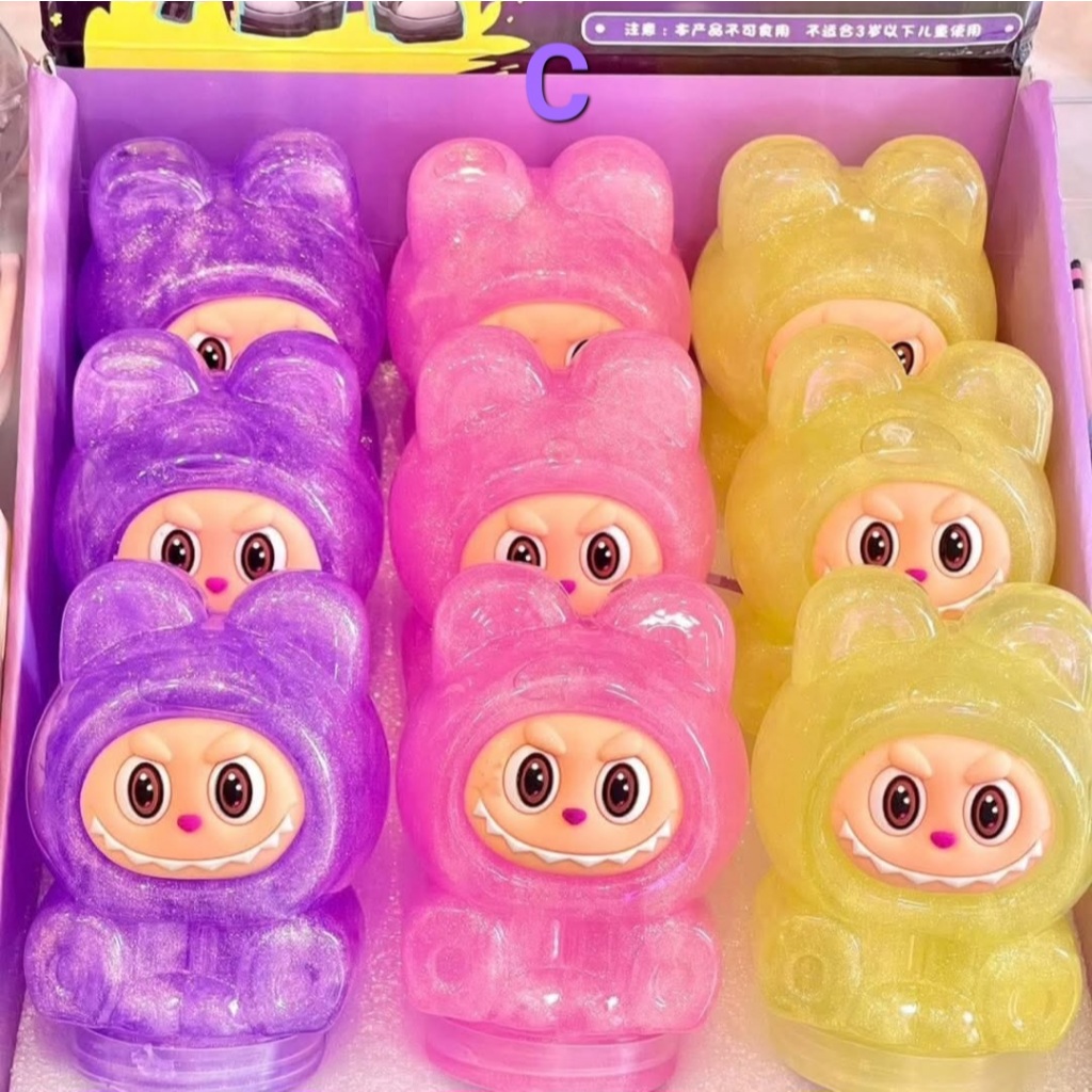 Jual [ BISA COD ] SLIME LABUBU BONEKA (Magic Crystal Mud Mainan Edukasi ...