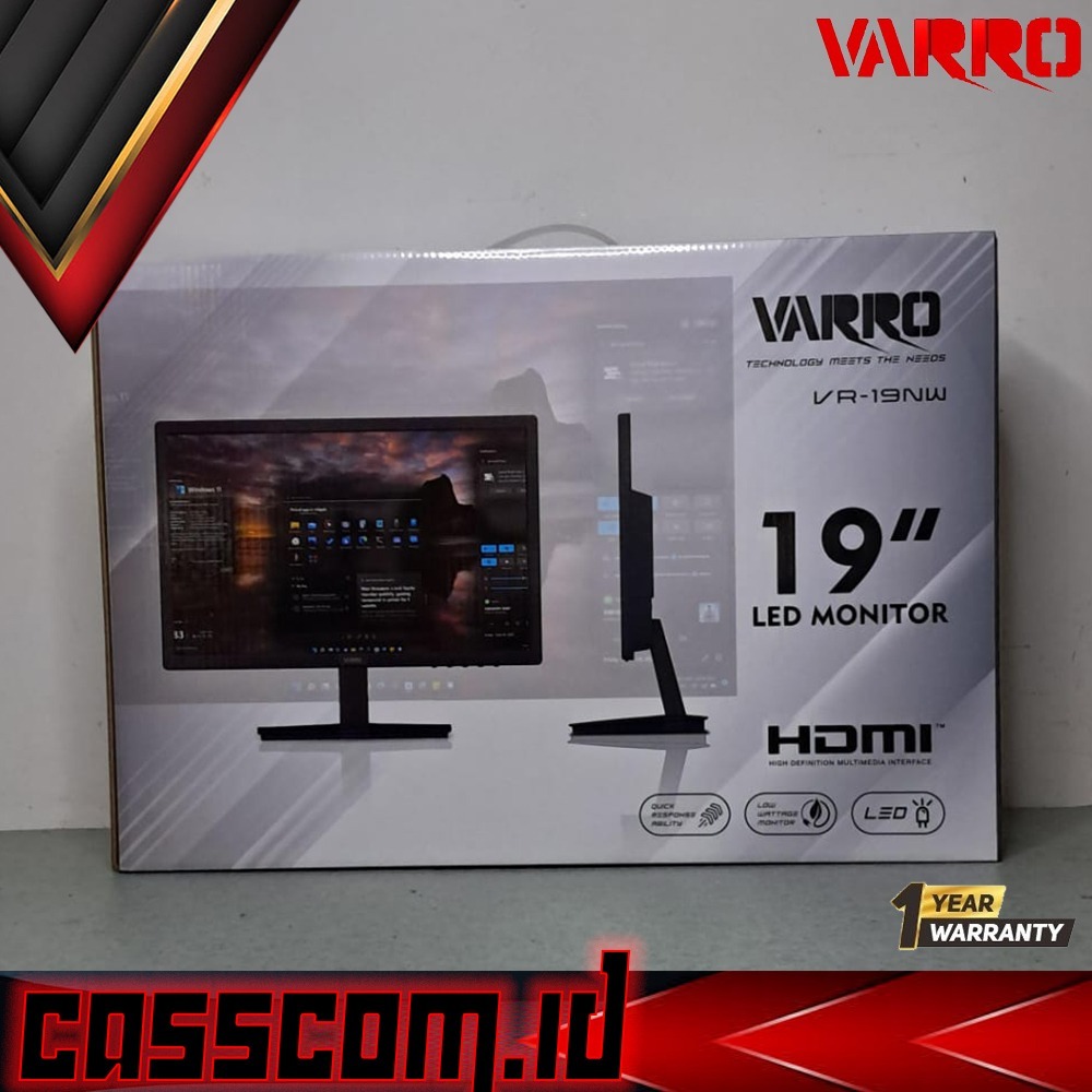 Jual MONITOR LED VARRO PREDATOR DISPLAY 19" INCH VGA & HDMI | Shopee ...