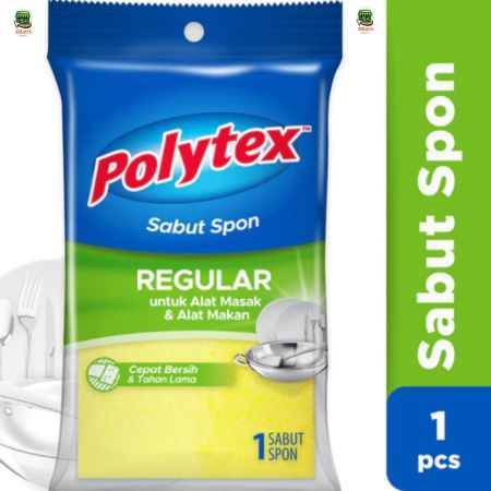 Jual Polytex sabut spon cuci piring serbaguna Regular | Senjaya Market | Shopee Indonesia