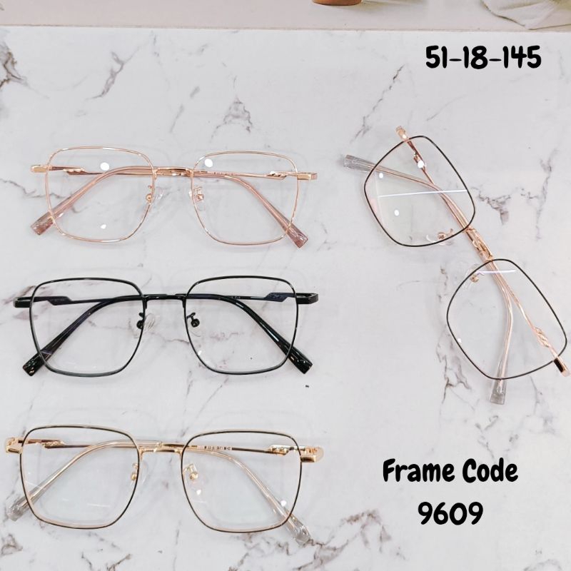 Jual Kacamata model Kotak Kode Frame 9609 | Shopee Indonesia