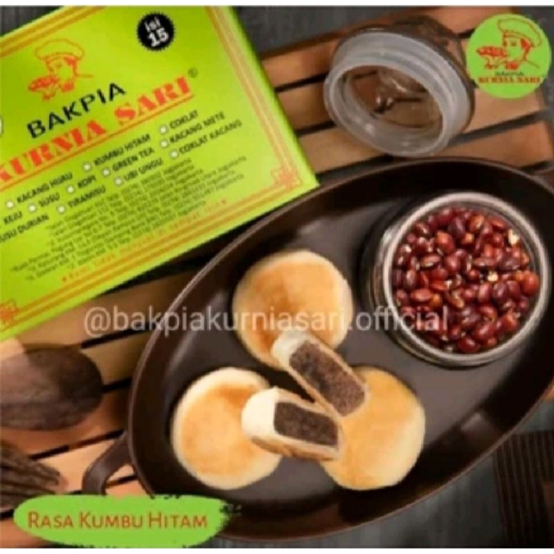 Jual Bakpia Kurniasari Asli Jogja Rasa Kumbu Hitam isi 15 | Shopee ...