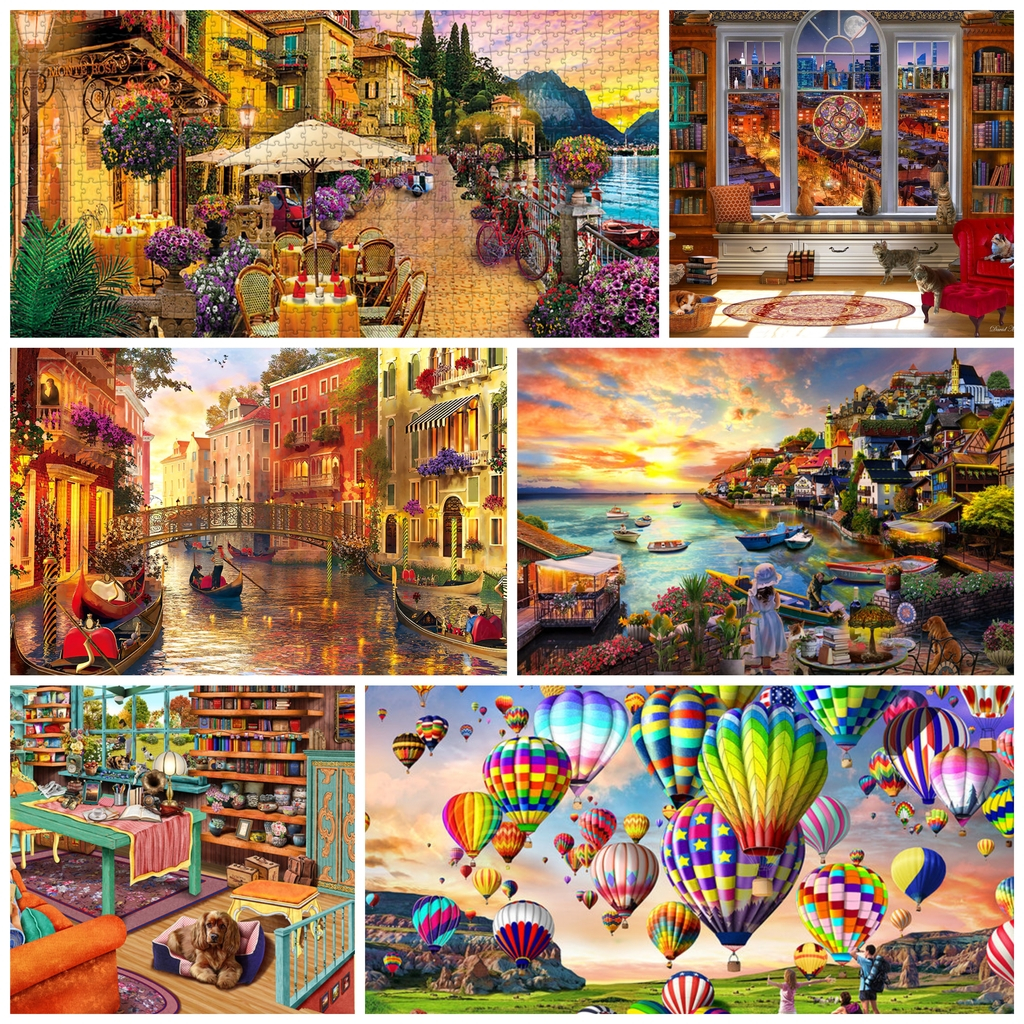 Jual HUADADA Jigsaw Puzzle 1000 Pcs (Collection 1) | Shopee Indonesia