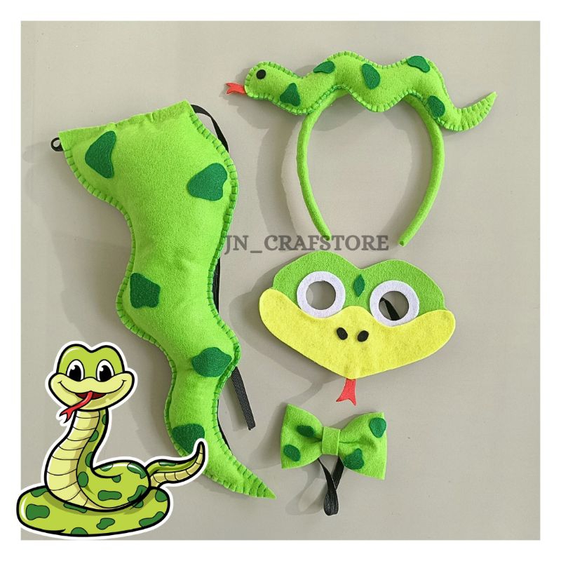 Jual (BISA REQUEST) Mainan Edukasi Kostum Ular/Set Paket Kostum Ular ...