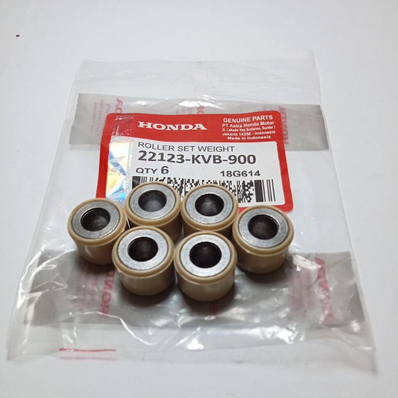 Jual ROLLER VARIO 110/ BEAT FI/ SCOOPY FI (KVB) 13gr | Shopee Indonesia