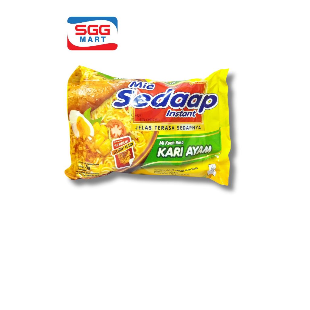 Jual Mie Sedap Sedaap Kari Ayam [Kuning] 72gr | Shopee Indonesia
