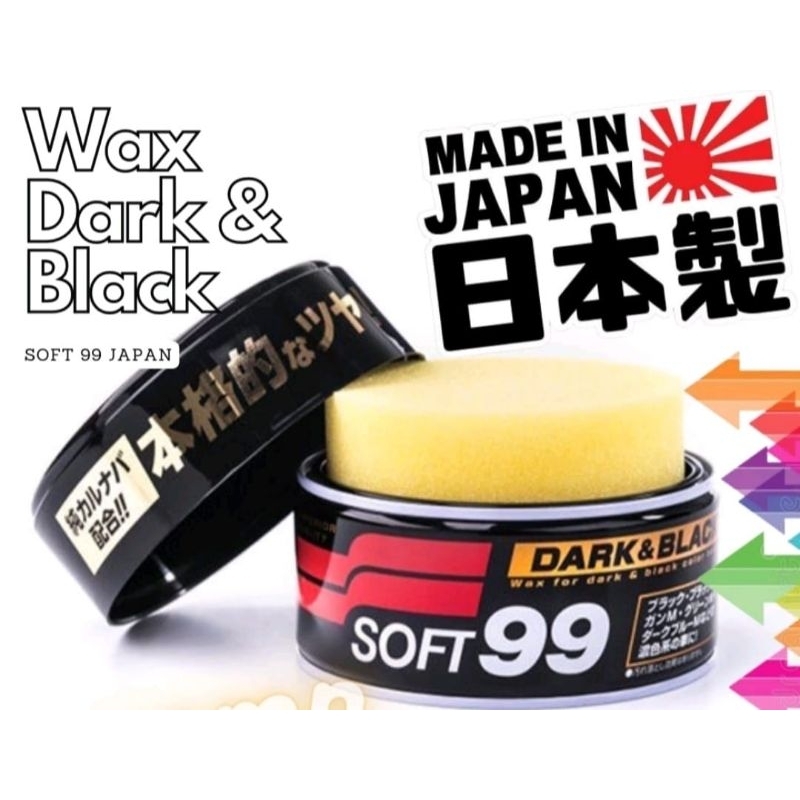 Jual SOFT99 Dark and Black Wax 300G Original Japan | Shopee Indonesia