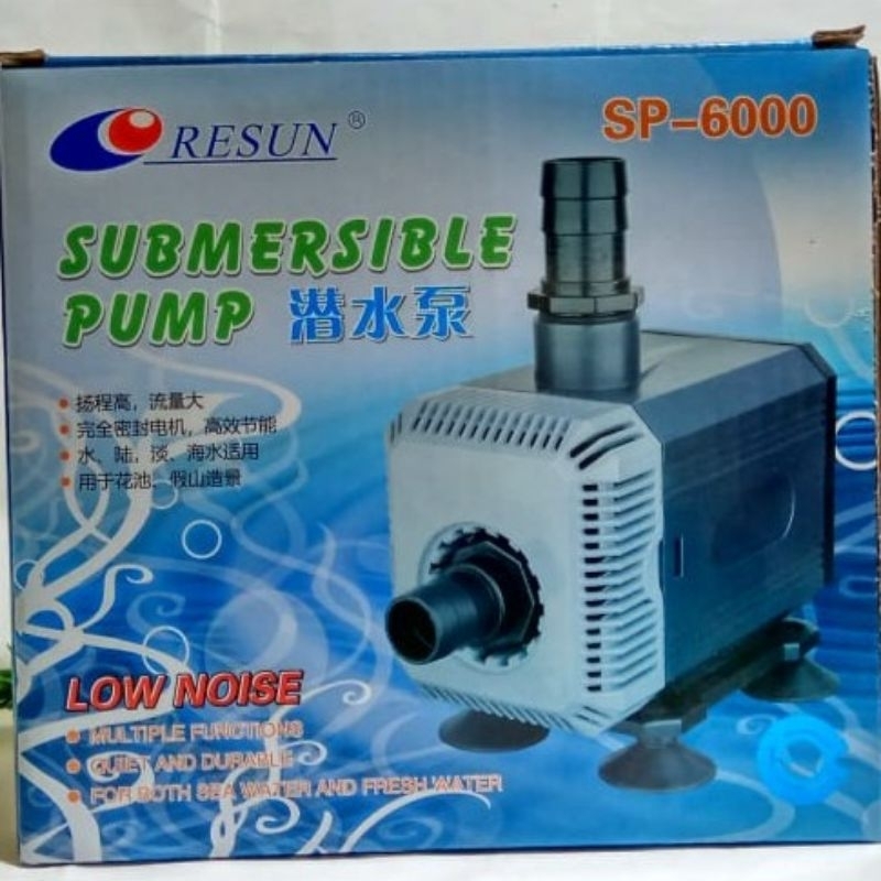 Jual Resun SP 6000 Pompa Air Celup Submersible Pompa Air Aquarium ...