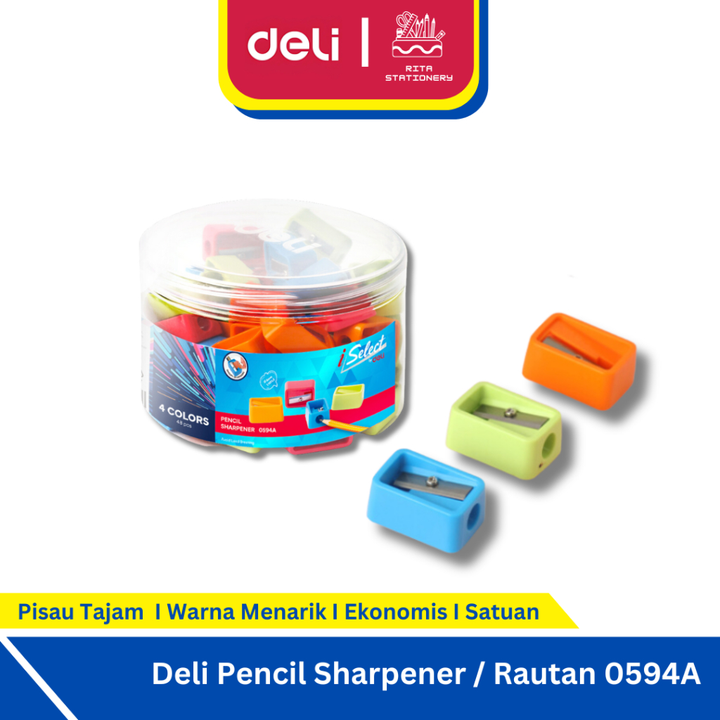 Jual Deli Pengserut Pensil Kecil Satuan Murah I-select Eceran - 0594A ...
