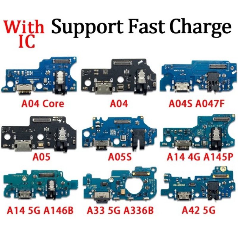 Jual Konektor Charger UI board Samsung A04E A04 Core A05 A05S A14 4G A145P A14 USB Charger Dock ...
