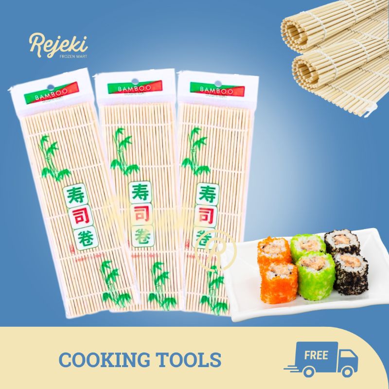 Jual Bambu Roll Penggulung Sushi Mat - Rejeki Frozen Moyo | Shopee ...