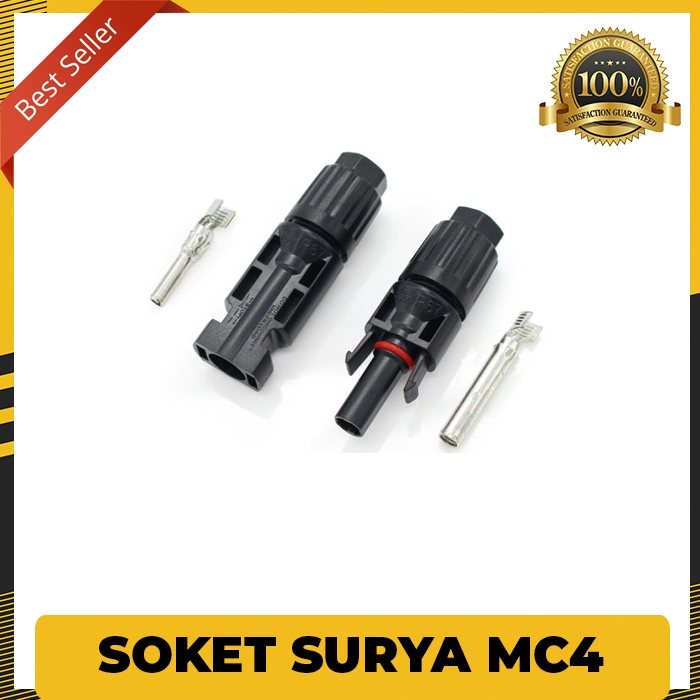 Jual Socket Konektor Panel Surya MC4 Kabel Solar Cell Konektor IP67 ...