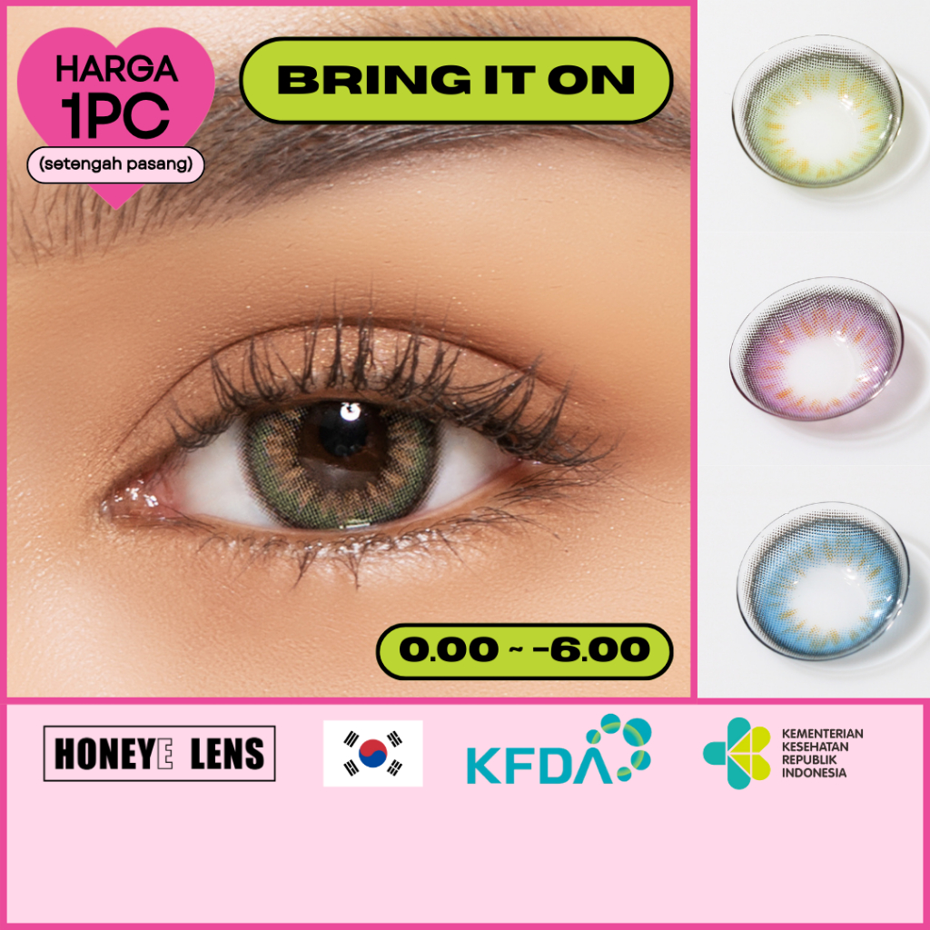 Jual Honeyelens Softlens - Bring It On | Soflens Premium Korea ...