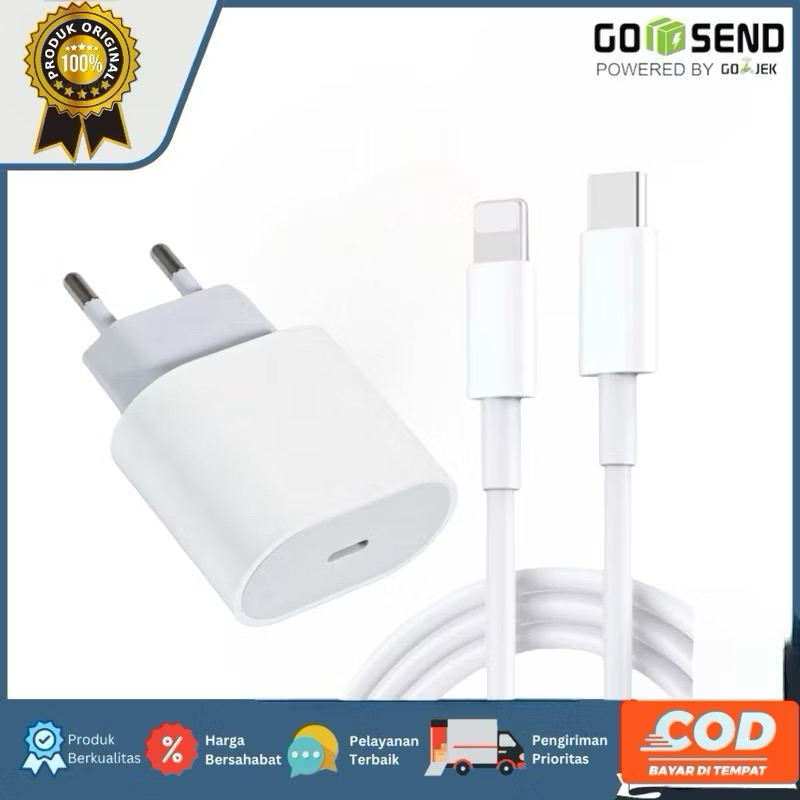 Jual Charger Ip xr 11 12 13promax 14promax fast charging 20w 25w ...