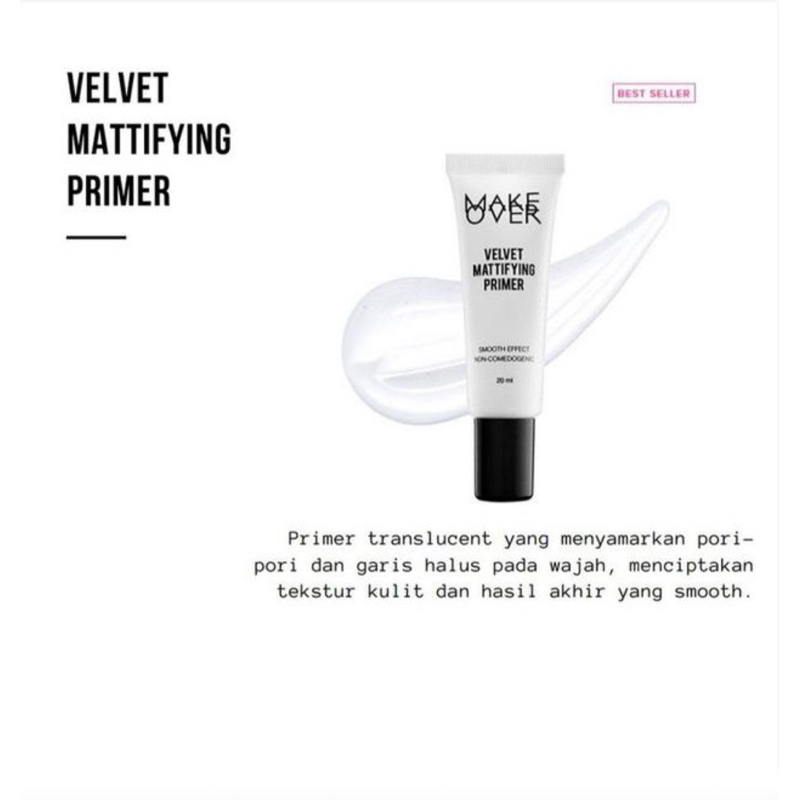 Jual MAKE OVER VELVET MATTIFYING PRIMER 20ml | Shopee Indonesia