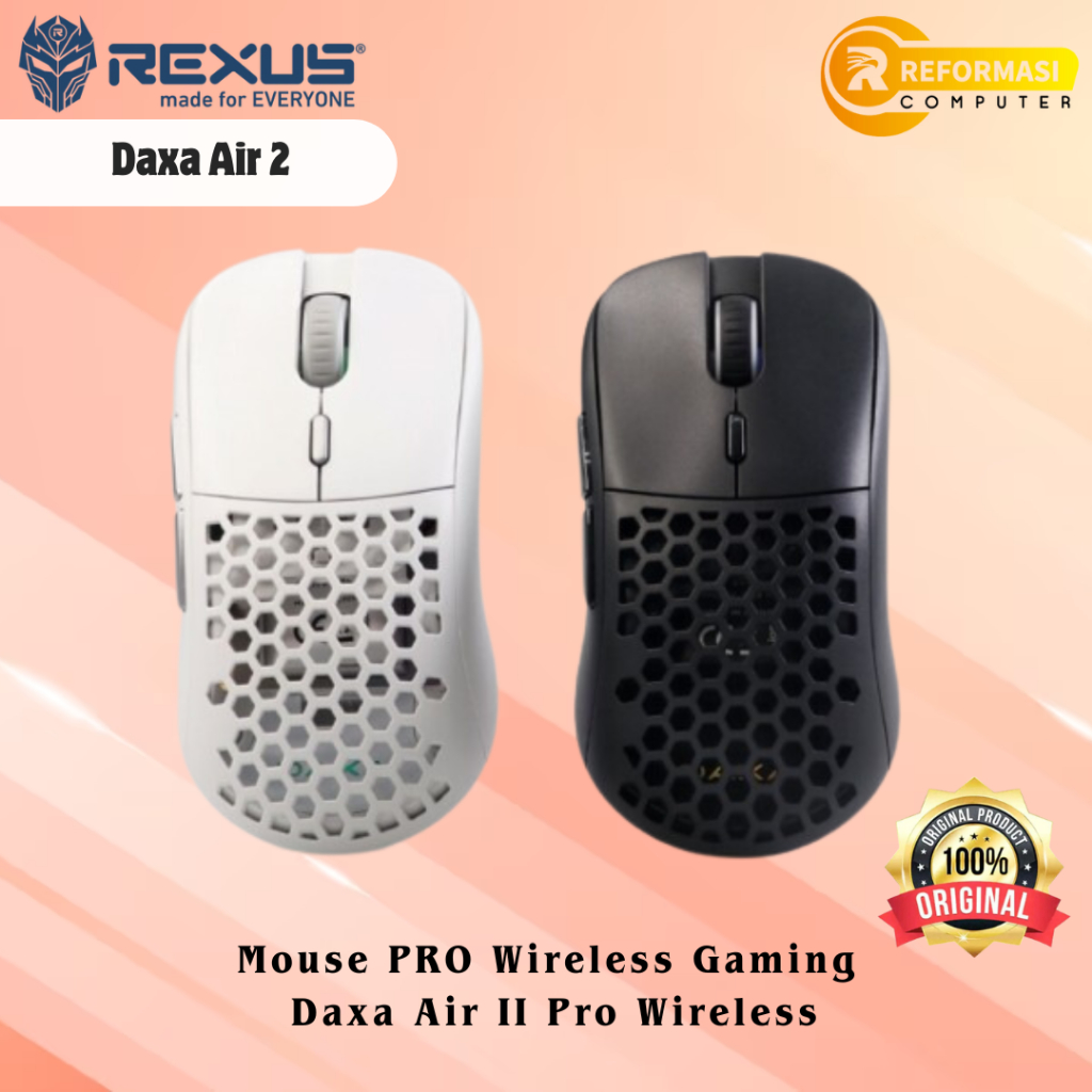 Jual REXUS MOuse Rexus Daxa Air 2 PRO Wireless Gaming Mouse - Daxa Air ...