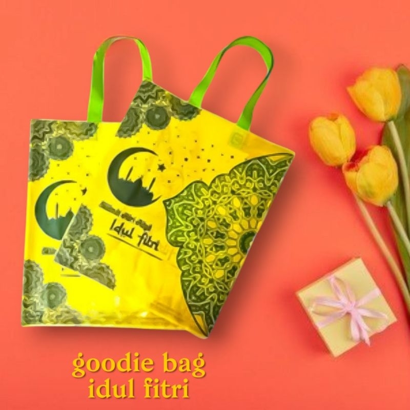Jual 1 pcs goodie bag spunbond / tas bingkisan edisi IDUL FITRI LEBARAN beberapa ukuran | Shopee ...