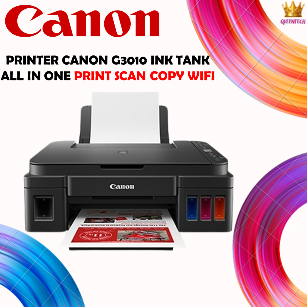 Jual PRINTER CANON G3010 INK TANK ALL IN ONE PRINT SCAN COPY WIFI ...