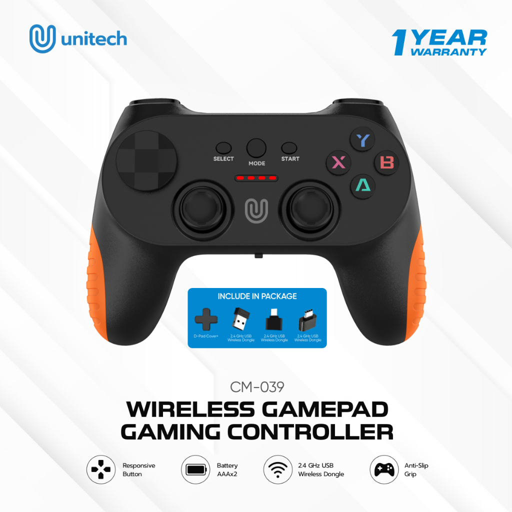 Jual Gamepad Gaming Wireless 2.4G CM-039 support Hp Android/ Tablet ...