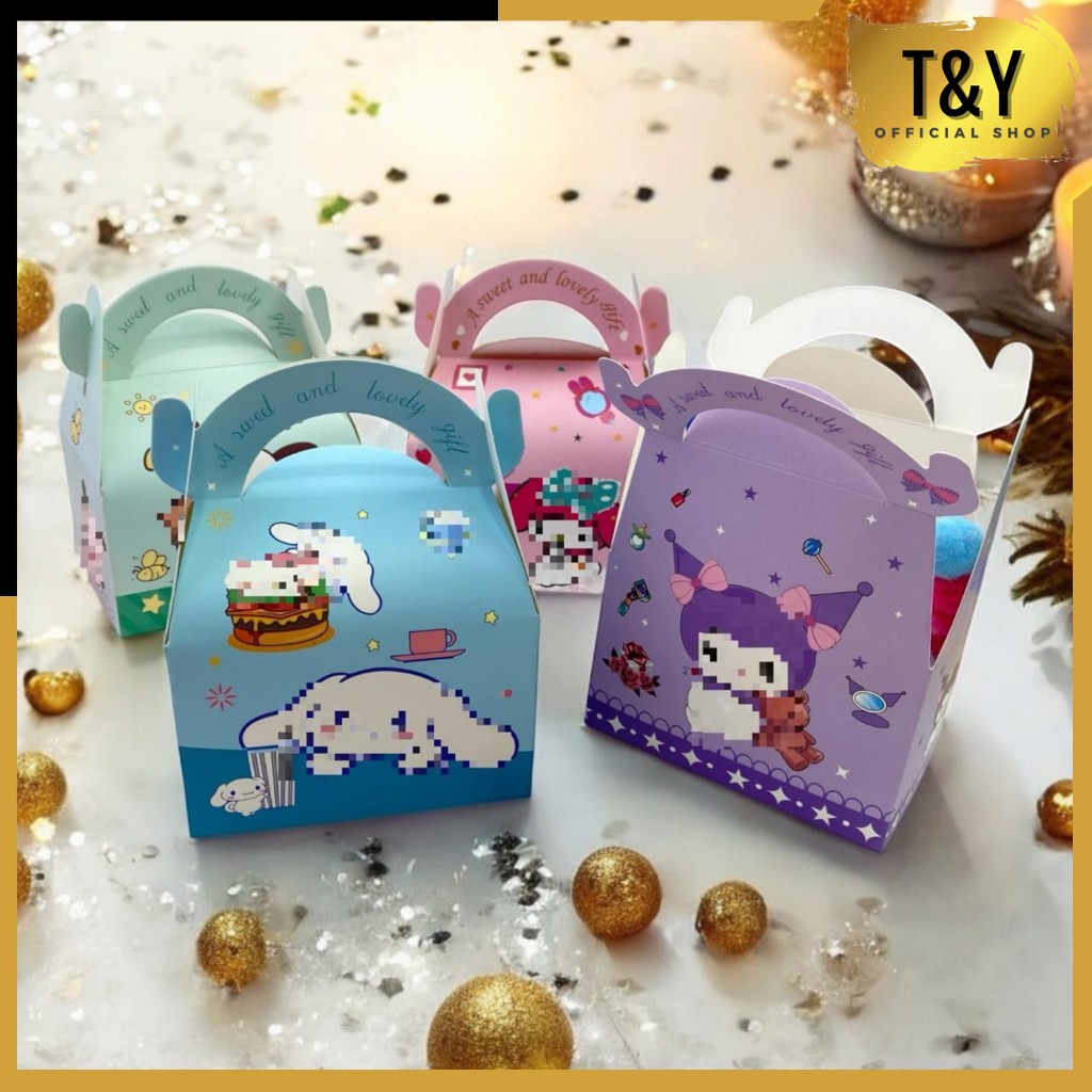 Jual T&Y Goodie Bag Motif Kartun Kotak Souvenir Kado Ulang Tahun Paper ...