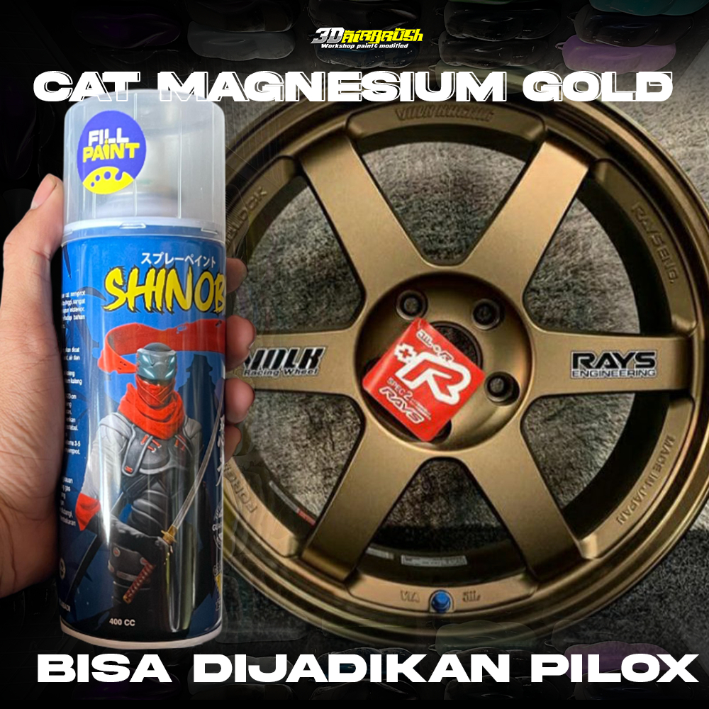 Jual ( BISA DI JADIKAN PILOX ) CAT MAGNESIUM BRONZE / CAT COCOK UNTUK ...