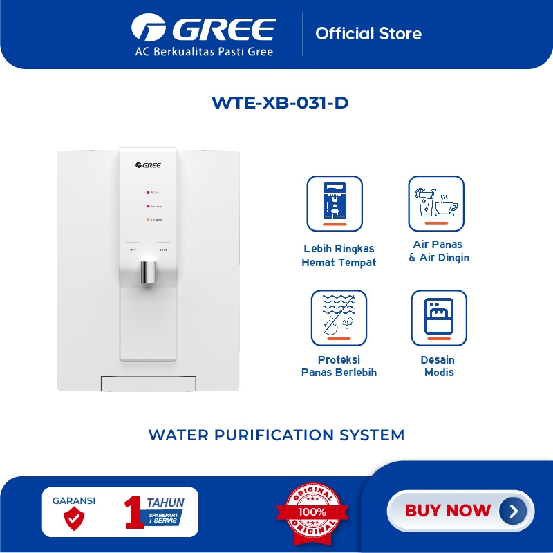Jual Gree Water Purification System - SlimWall Dispenser GREE - WTE-XB ...