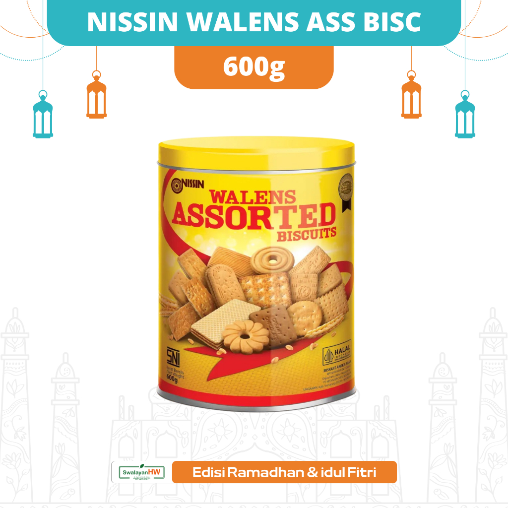 Jual NISSIN WALENS ASSORTED BISCUITS 600GR I ED 31/01/2026 | Shopee ...