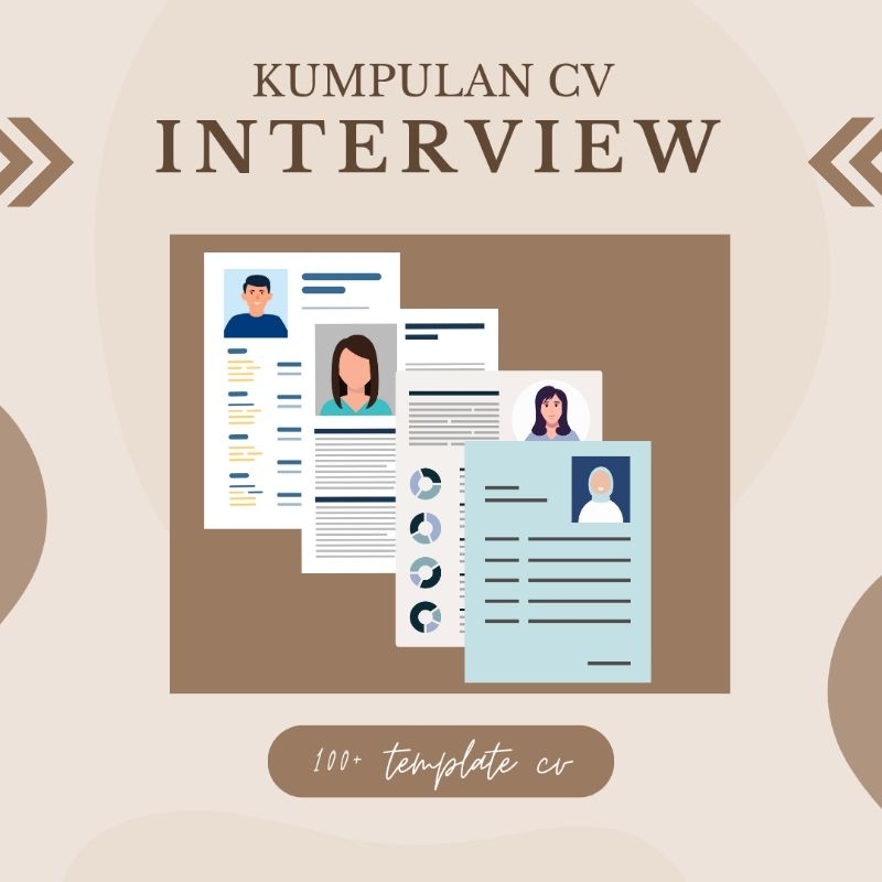Jual kumpulan template CV untuk interview | Shopee Indonesia