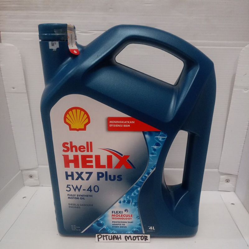 Jual OLI SHELL HELIX HX7 PLUS 5W-40 4 LITER | Shopee Indonesia