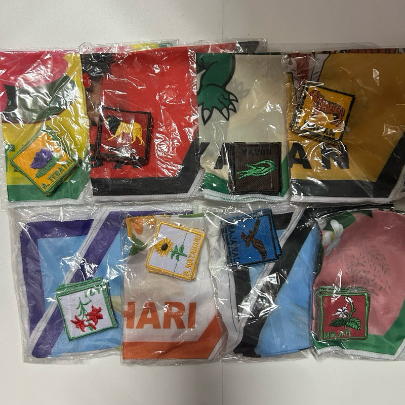 Jual badge tanda regu pramuka warna warni untuk siaga penggalang ...