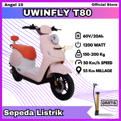 Jual UWINFLY MOTOR LISTRIK T80 - NEW SERIES - MOTOR LISTRIK MURAH ...