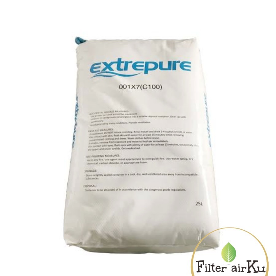 Jual Resin kation / Cation extrepure - Resin softener untuk air kapur ...