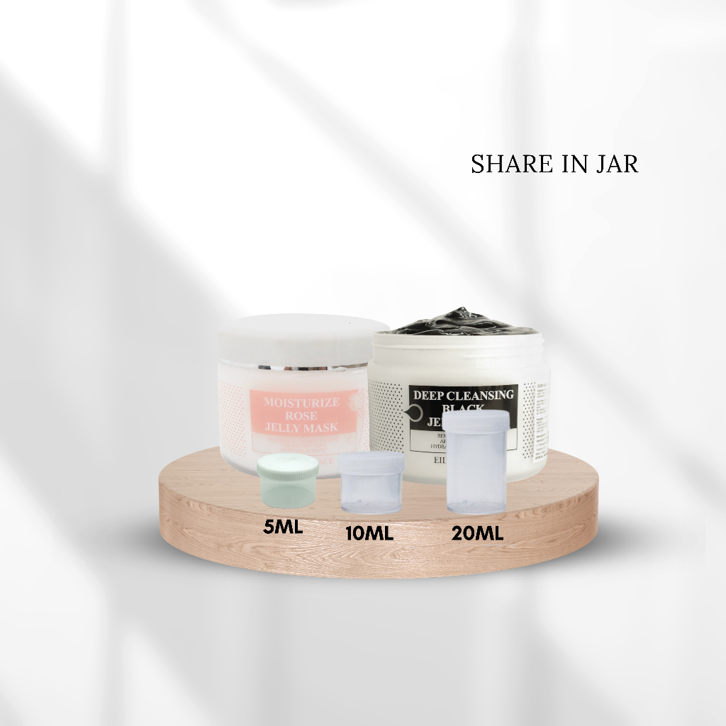 Jual SHARE IN JAR Eileen Grace Rose Black Jelly Mask masker | Shopee ...
