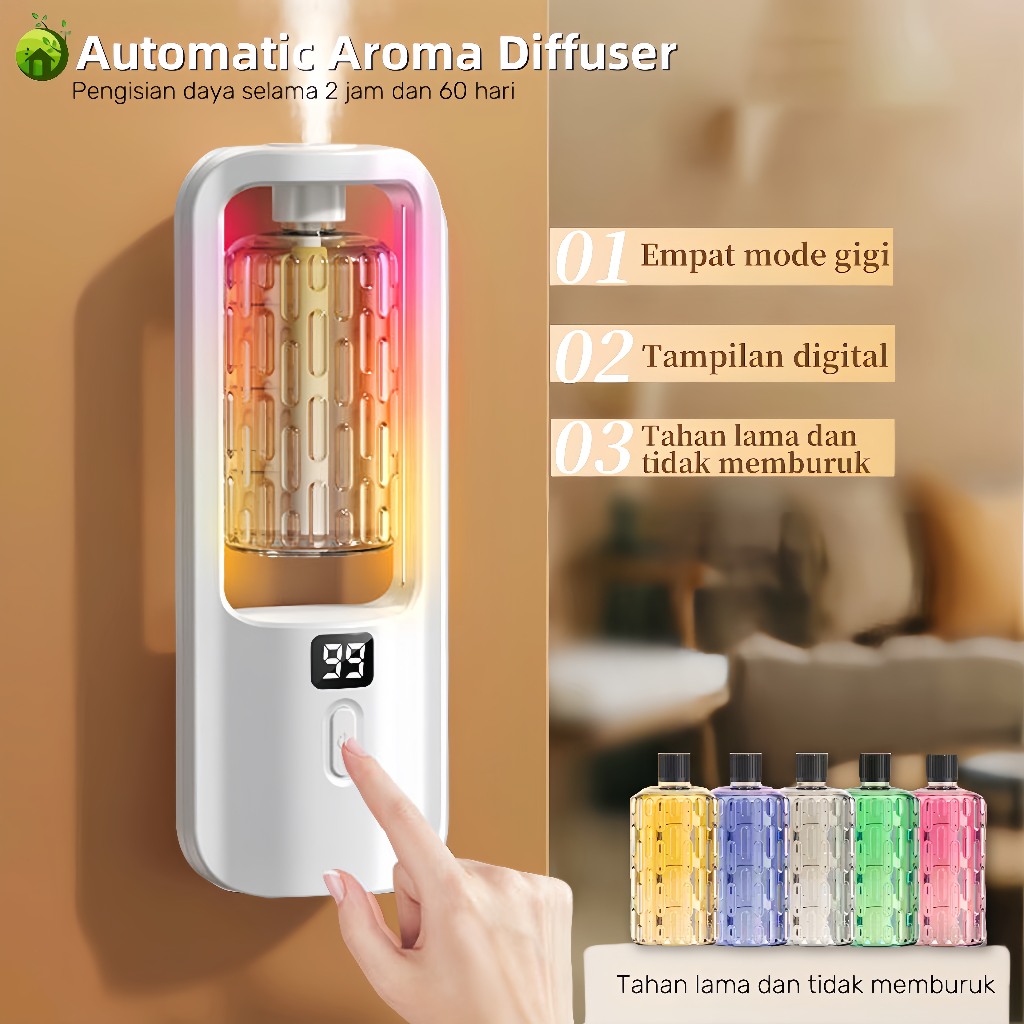 Jual Diffuser Aroma/Humidifier /Terapi Essential oil Pelembab/Otomatis ...