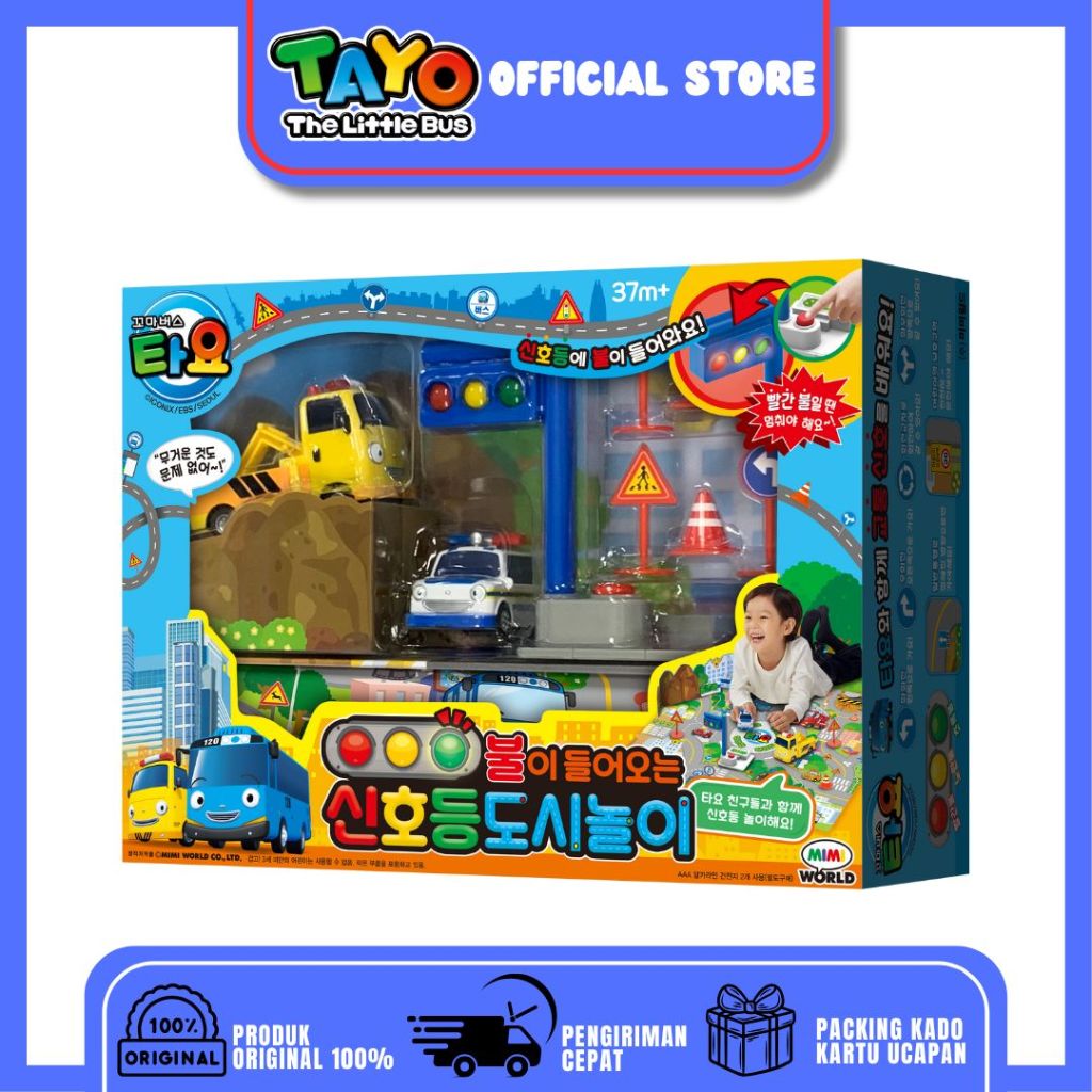 Jual Tayo The Little Bus TYX 221001 Tayo City Playing Set Mainan Anak Original | Shopee Indonesia