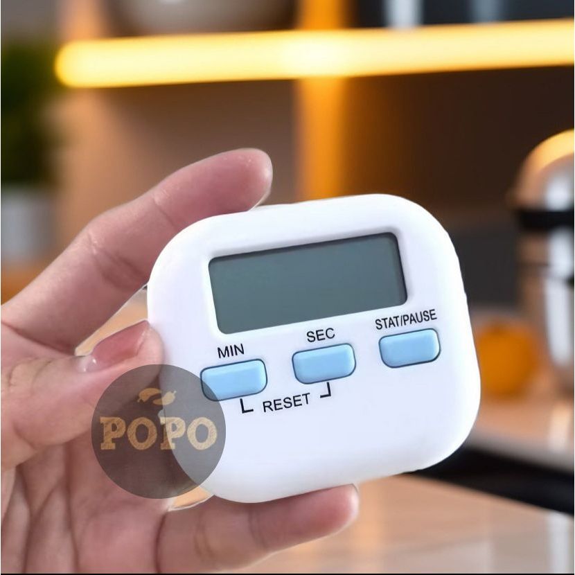 Jual Timer Digital Baterai Masak Oven Dapur Magnetic Stopwatch Alarm ...