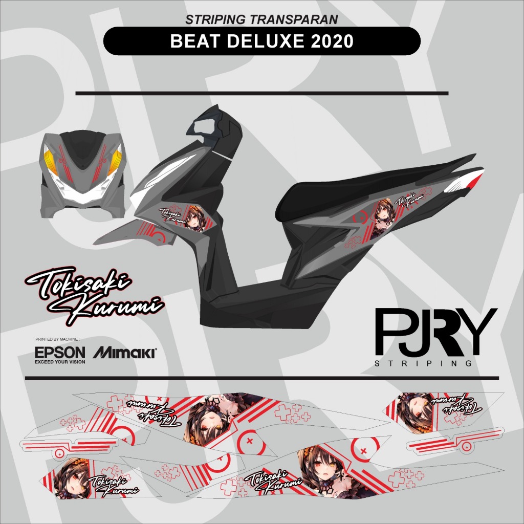 Jual TRANSPARAN BEAT DELUXE 2020 ANIME TOKISAKI | Shopee Indonesia