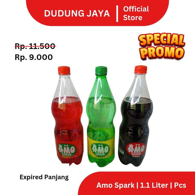 Jual AMO SPARK 1.1 LITER O MINUMAN BERKARBONASI AMO MINUMAN BERSODA AMO ...