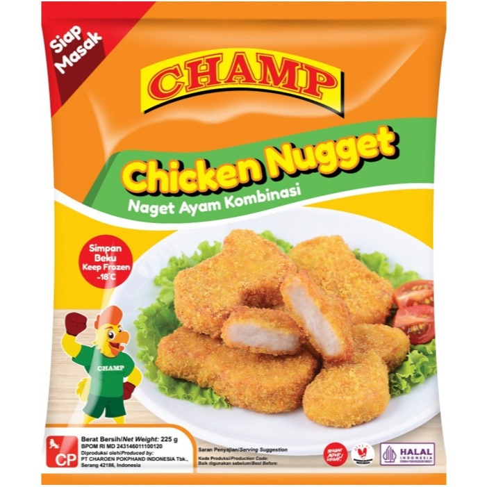 Jual Champ Chicken Nugget 225 gr | Shopee Indonesia
