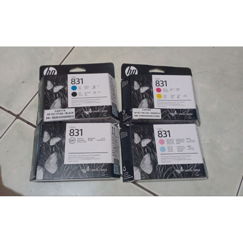 Jual Printhead Latex HP 831 1set Original | Shopee Indonesia