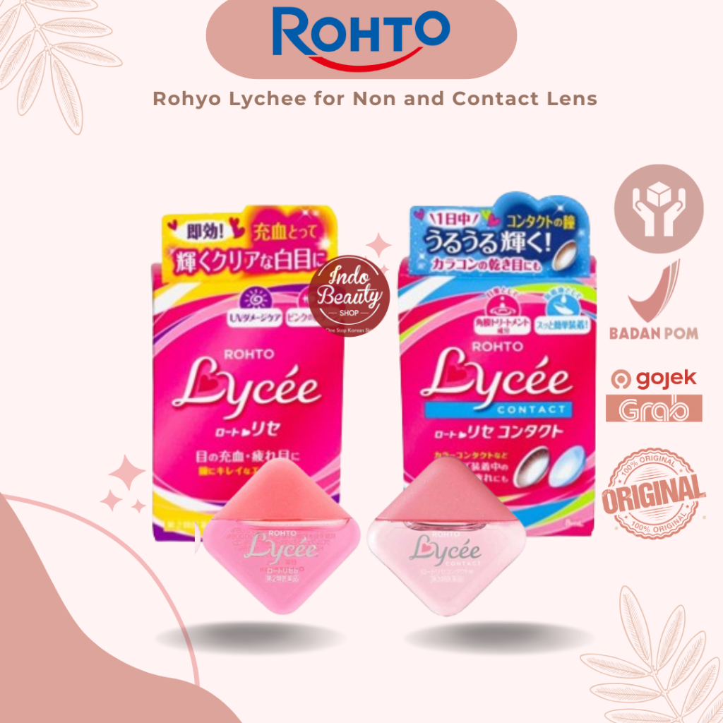 Jual Rohto Lycee Eyedrop For Contact Lens Tetes Mata Kering Iritasi ...
