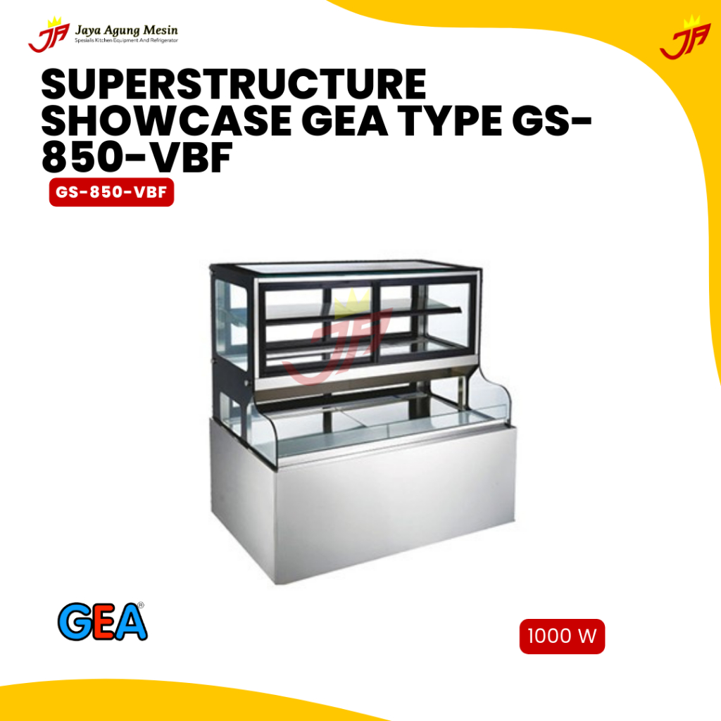 Jual GEA Superstructure Showcase GEA Type GS-850-VBF | Shopee Indonesia