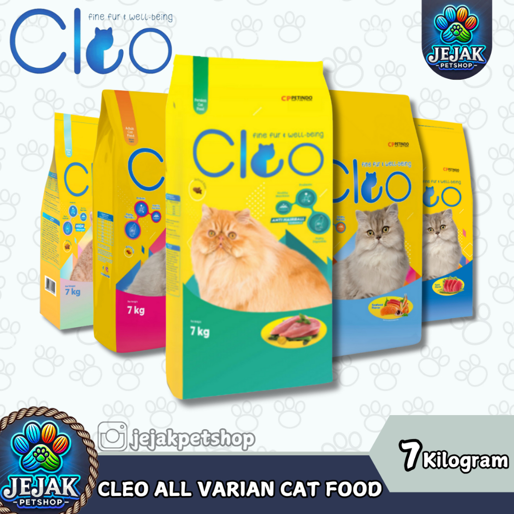 Jual CLEO Cat Food All Varian 7 Kg / Cleo Kitten / Cleo Persian ...
