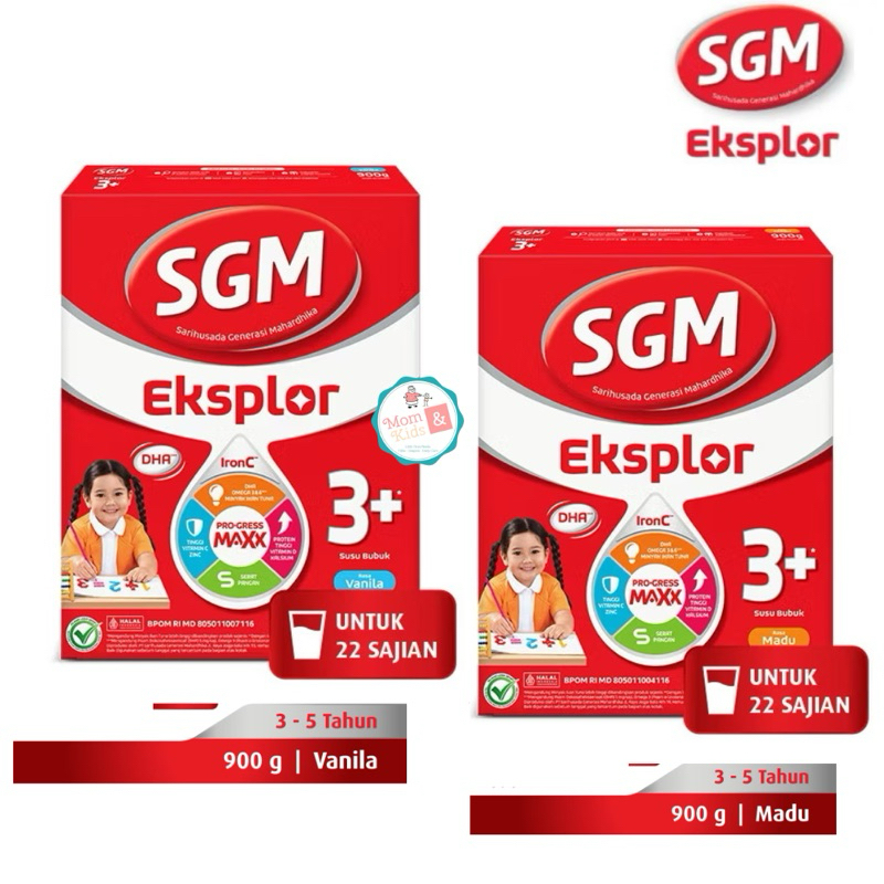 Jual SGM EKSPLOR 3+ VANILA MADU 900 GR | SGM TAHAP 3 (3-5 TAHUN) 900GR | Shopee Indonesia