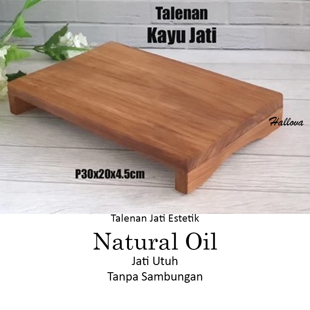 Jual Talenan Kayu Jati Asli Anti Jamur Anti Slip & Estetik Tanpa Bahan ...