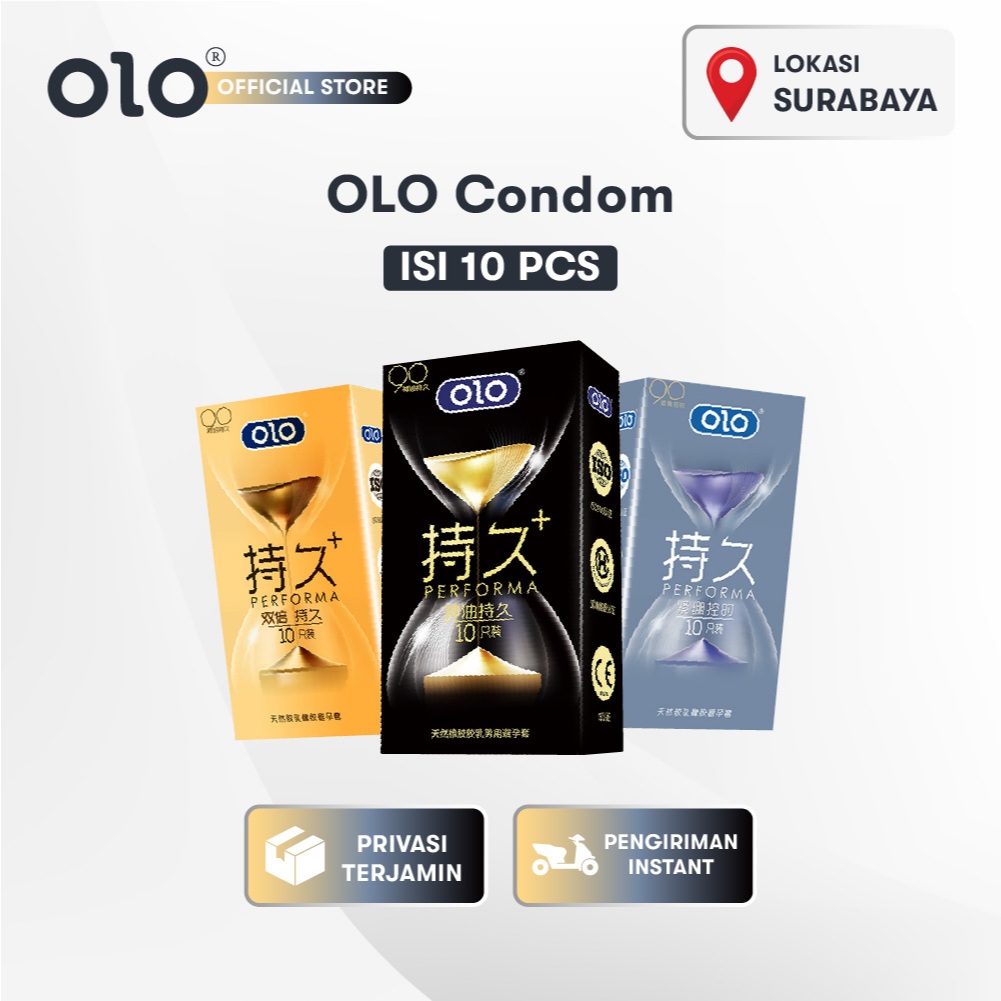 Jual Kondom OLO 001 Slimfit 1 Box isi 10 Pcs Condom 00.1 Paling Tipis Bergerigi | Shopee Indonesia