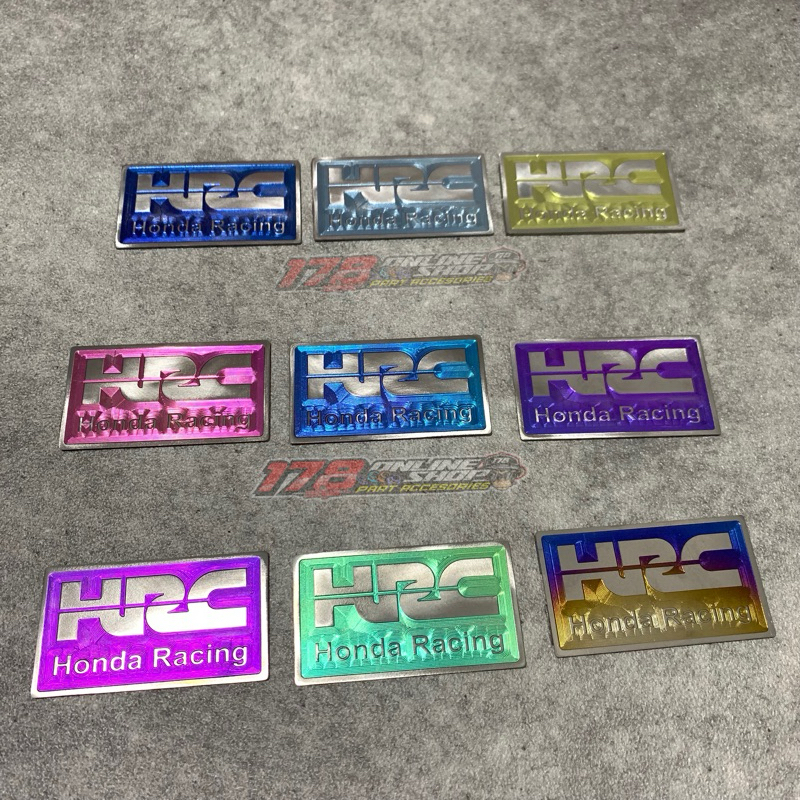 Jual emblem hugger hrc titanium | Shopee Indonesia