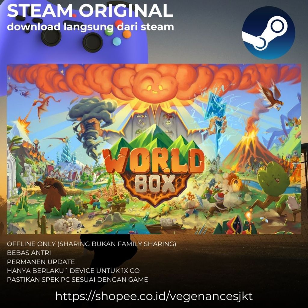 Jual WorldBox - God Simulator MAC PC Game Original + Latest Update ...