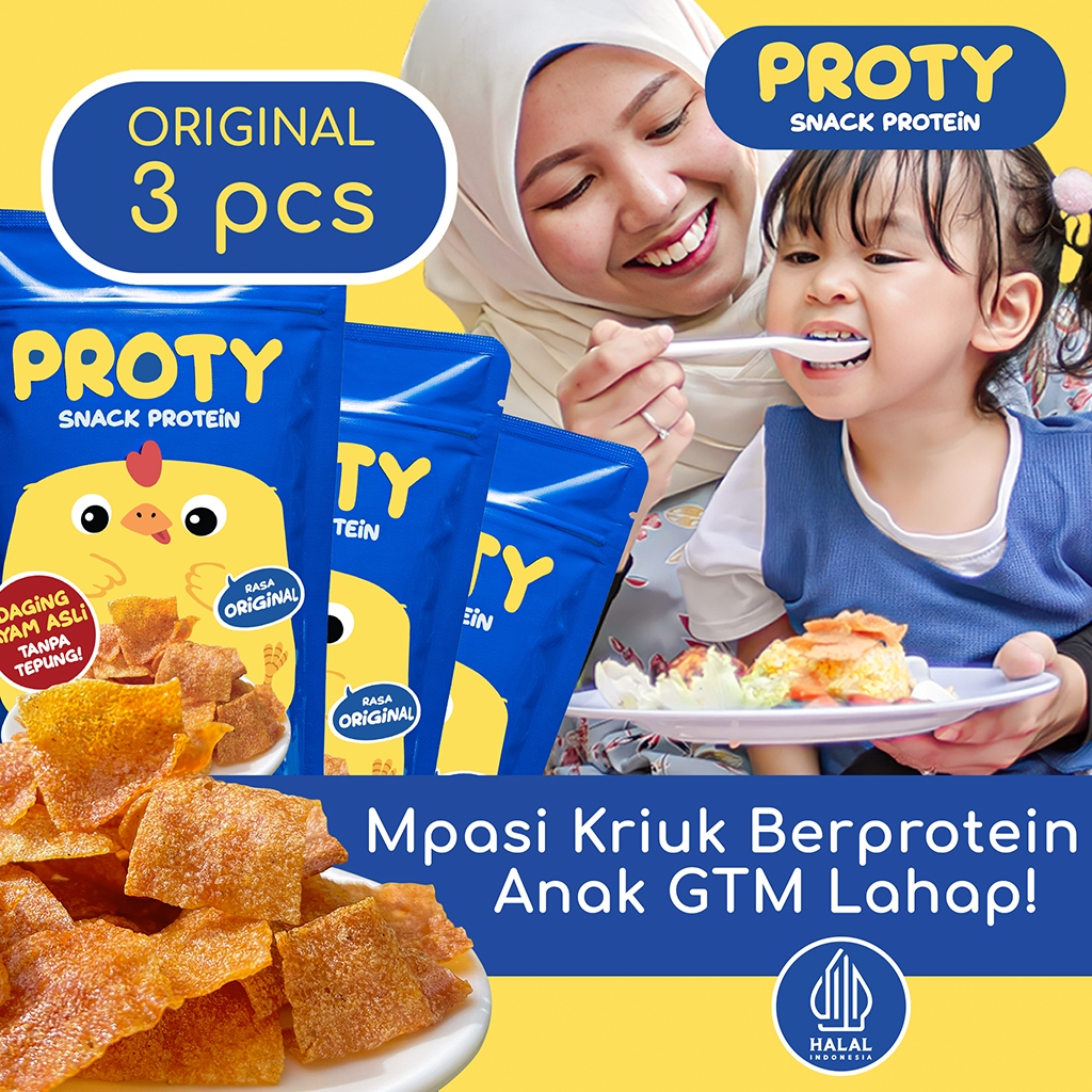 Jual PROTY Snack Anak Anti GTM Sehat Tinggi Protein (Bundle 3 pcs ...