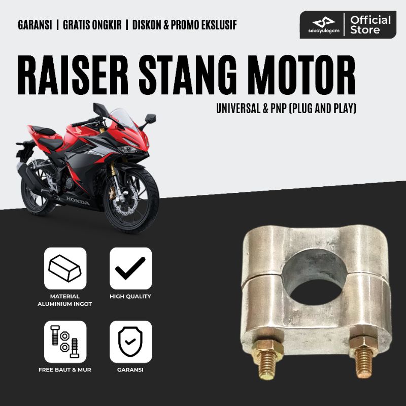 Jual Raiser stang motor universal Pnp atau clamp stang pangkon | Shopee ...